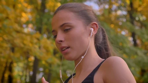 Dolly shot from face to chest, close-up ... | Stock Video | Pond5