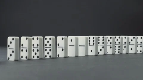Dominoes Effect Stock Video Footage | Royalty Free Dominoes Effect ...