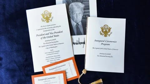 Donald Trump inauguration photo and cere... | Stock Video | Pond5