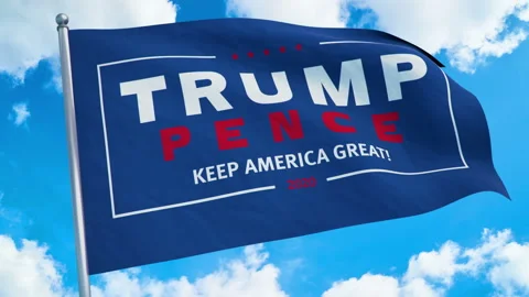 Donald Trump President 2020 Logo 4k Back... | Stock Video | Pond5