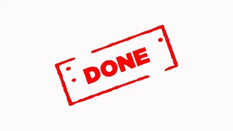 Done Stamp Stock Footage ~ Royalty Free Stock Videos | Pond5