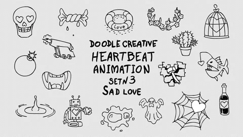 Heartbeat Doodle Stock Videos – Royalty-Free HD & 4K Videos | Pond5