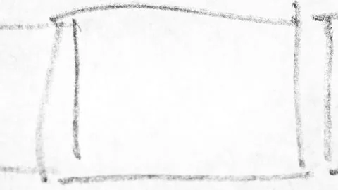 Doodle scribble frame overlay. | Stock Video | Pond5