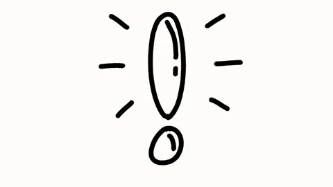 Doodle Style Exclamation Mark Animation ... | Stock Video | Pond5