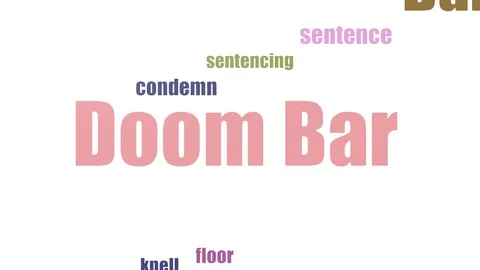 Doom Bar Tagcloud Animated On White Back... | Stock Video | Pond5