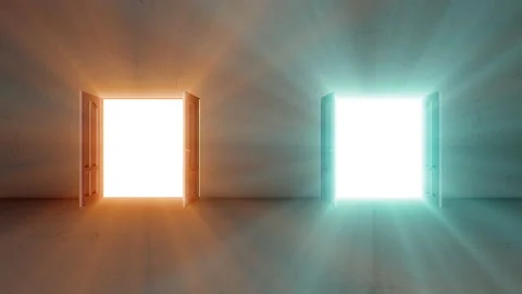 Doors Opening To Bright Light Stock Video Footage | Royalty Free Doors ...