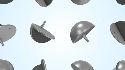 Door Stoppers Falling on a Light Blue Ba... | Stock Video | Pond5