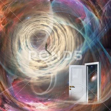 Door in time: Royalty Free Illustration #134419150 | Pond5