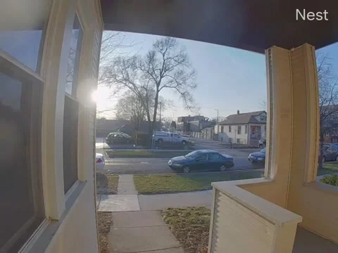 Doorbell Camera Captures Scary Scene in ... | Stock Video | Pond5