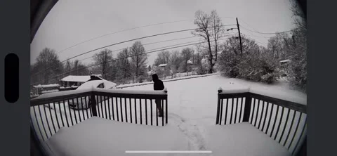 Doorbell Camera Catches Man Falling on H... | Stock Video | Pond5