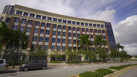 Doral FL office building motion 4k video | Stock Video | Pond5