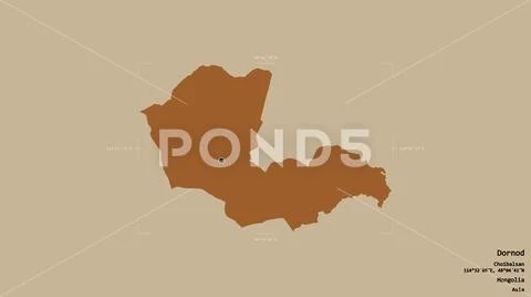 Dornod - Mongolia. Bounding box. Pattern Illustration #137338128