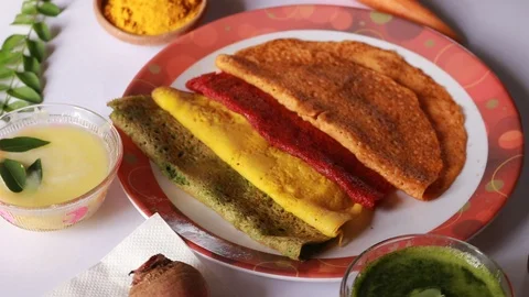 Idli Vada Dosa Stock Video Footage | Royalty Free Idli Vada Dosa Videos ...