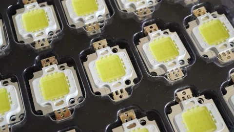 Dot Matrix LED Rotating On Black Backgro... | Stock Video | Pond5