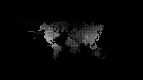 Infographic World Map Stock Footage ~ Royalty Free Stock Videos | Pond5