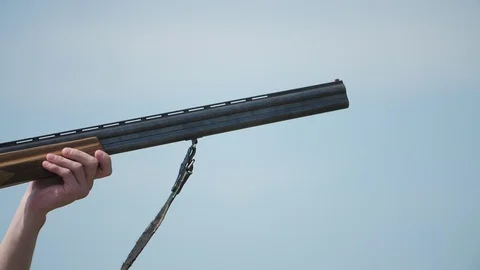 Double Barrel Shotgun Stock Video Footage | Royalty Free Double Barrel ...