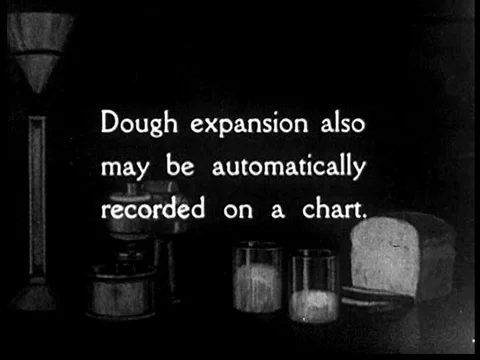 Dough expansion is measured on a chart. | Stock Video | Pond5