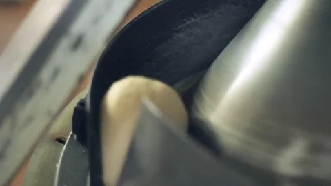 Dough preparation machine. Bakery produc... | Stock Video | Pond5