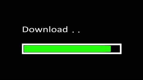 download bar animation in a dark backgro... | Stock Video | Pond5