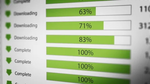 Progress Bar Stock Footage ~ Royalty Free Stock Videos | Pond5