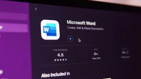 Microsoft Word Stock Videos – Royalty-Free HD & 4K Videos
