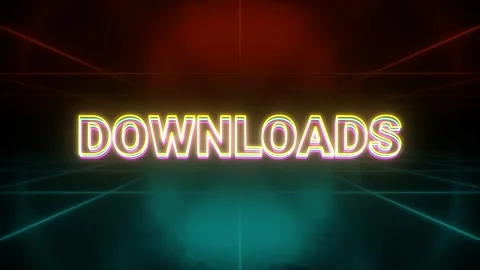Downloads animation retro background | Stock Video | Pond5