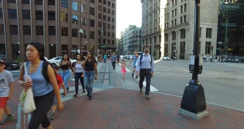 Boston Walking Stock Videos – Royalty-Free HD & 4K Videos