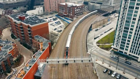 Chicago El Train Stock Video Footage | Royalty Free Chicago El Train ...