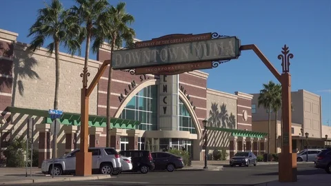 Downtown welcome sign in Yuma, Arizona, ... | Stock Video | Pond5