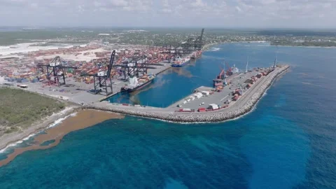 DP World in Multimodal Caucedo Port, Boc... | Stock Video | Pond5