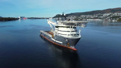 DP2 multipurpose Offshore vessel Olympic... | Stock Video | Pond5