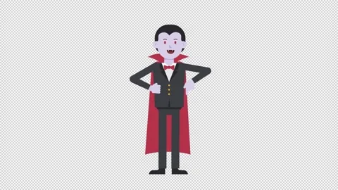 Dracula Pointing Below | Stock Video | Pond5