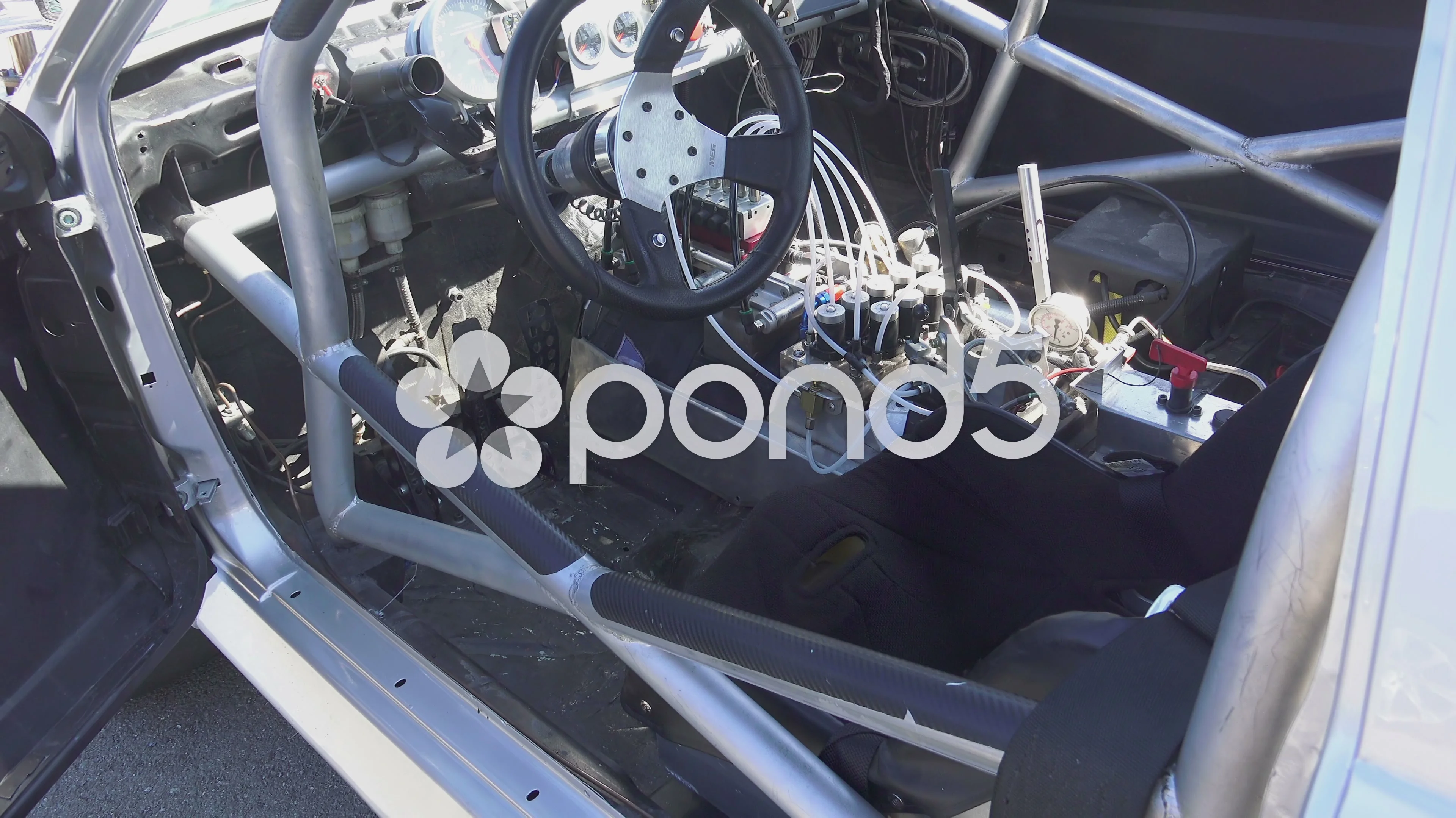 Drag Race Car Interior