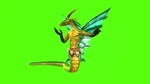 Flying Dragon Green Screen Stock Video Footage | Royalty Free Flying ...