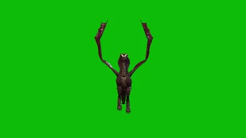 Dragon fantasy creature, monster, flying... | Stock Video | Pond5