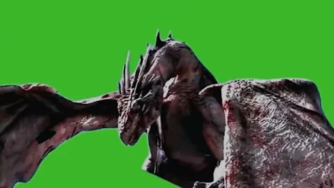 dragon green screen - dragon chroma key ... | Stock Video | Pond5