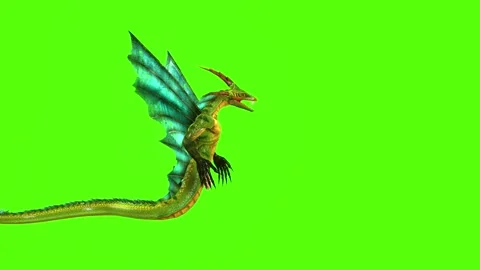 Flying Dragon Green Screen Stock Video Footage | Royalty Free Flying ...