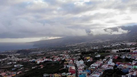 Dramatic cloud scene over urbanisation i... | Stock Video | Pond5