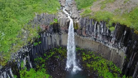Dramatic Over Iceland Waterfall With Str... | Stock Video | Pond5