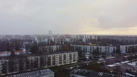 Dramatic post soviet union city landscap... | Stock Video | Pond5