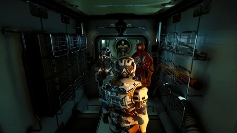 Dramatic Scene: Evil Robot Interrogated ... | Stock Video | Pond5