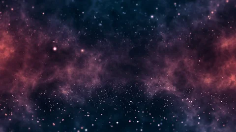 dramatic space scene with flying particl... | Stock Video | Pond5