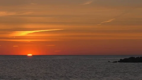 Dramatic sunrise timelapse, sun rising o... | Stock Video | Pond5