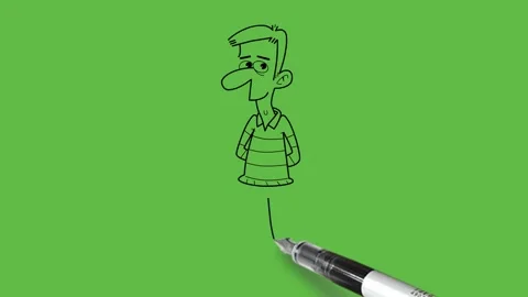 Draw A Long Stock Videos – Royalty-Free HD & 4K Videos