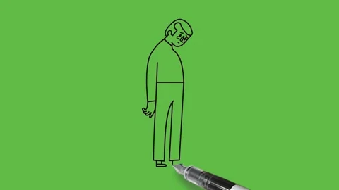 Stooped Posture Stock Videos – Royalty-Free HD & 4K Videos | Pond5