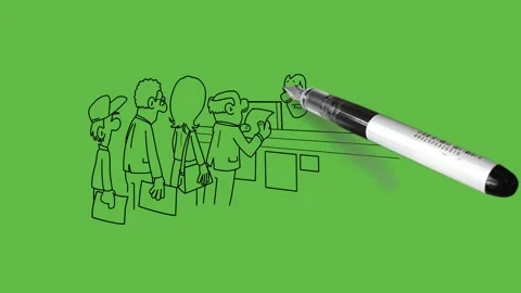 Draw Queue Stock Videos – Royalty-Free HD & 4K Videos