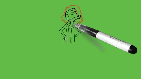 Woman Football Drawing Stock Videos – Royalty-Free HD & 4K Videos