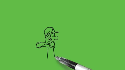 Draw A Phone Stock Videos – Royalty-Free HD & 4K Videos