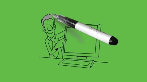 Computer Draw Stock Video Footage | Royalty Free Computer Draw Videos ...