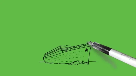 Sea Draw Stock Videos – Royalty-Free HD & 4K Videos